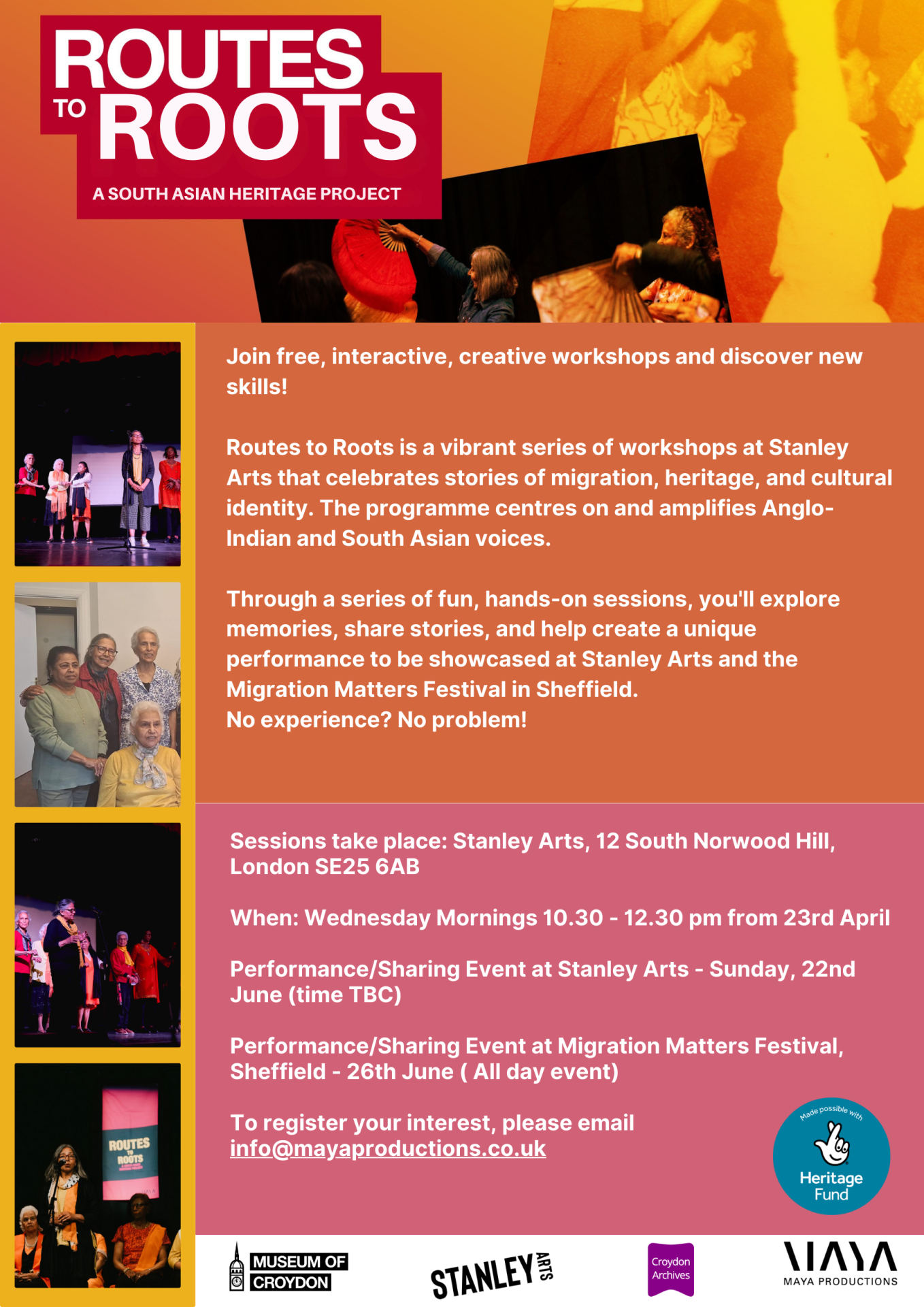 Routes to Roots programme 2025! – MAYA Productions